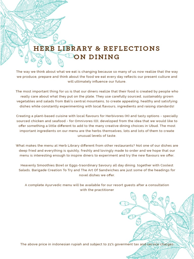 Herb Library | PDF