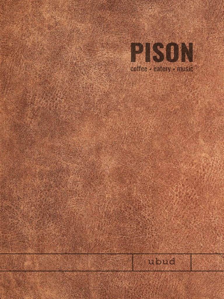 Pison Ubud Menu APR '22-Compressed | PDF