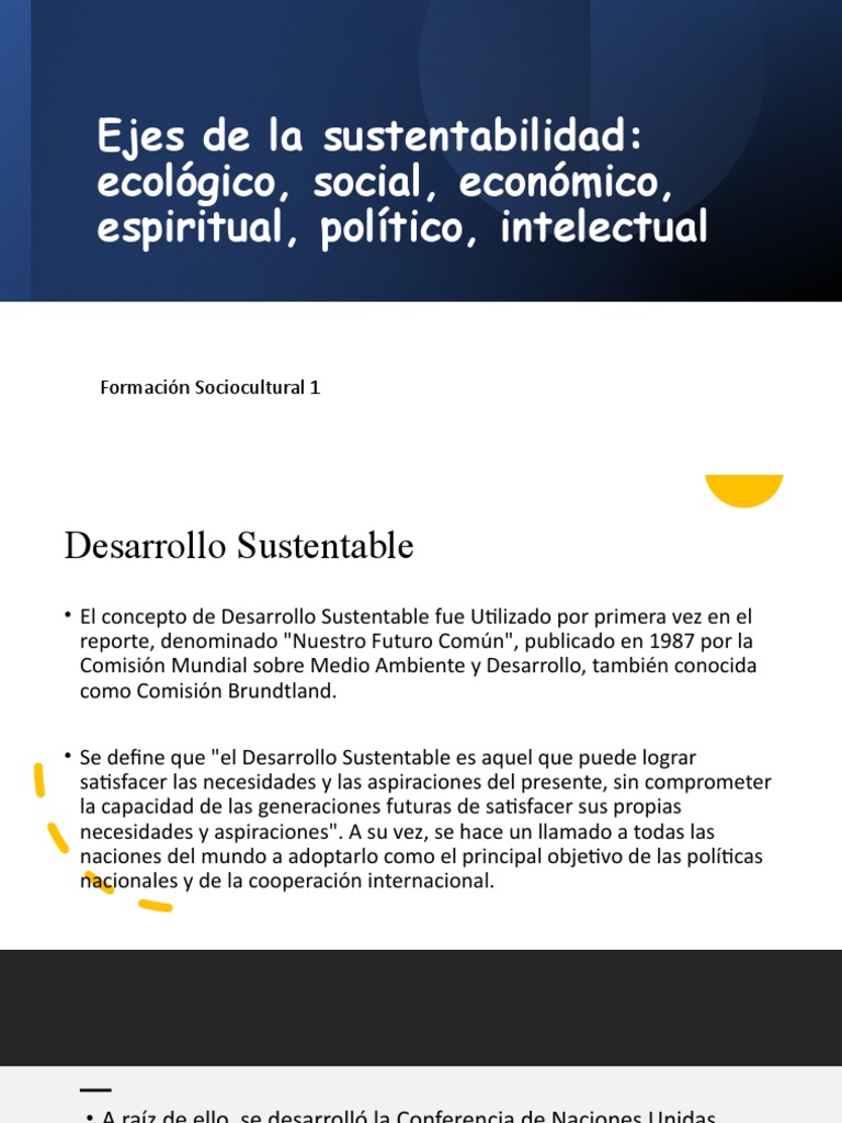Ejes de La Sustentabilidad | PDF | Desarrollo sostenible | Sustentabilidad Ejes de La Sustentabilidad | PDF | Desarrollo sostenible | Sustentabilidad