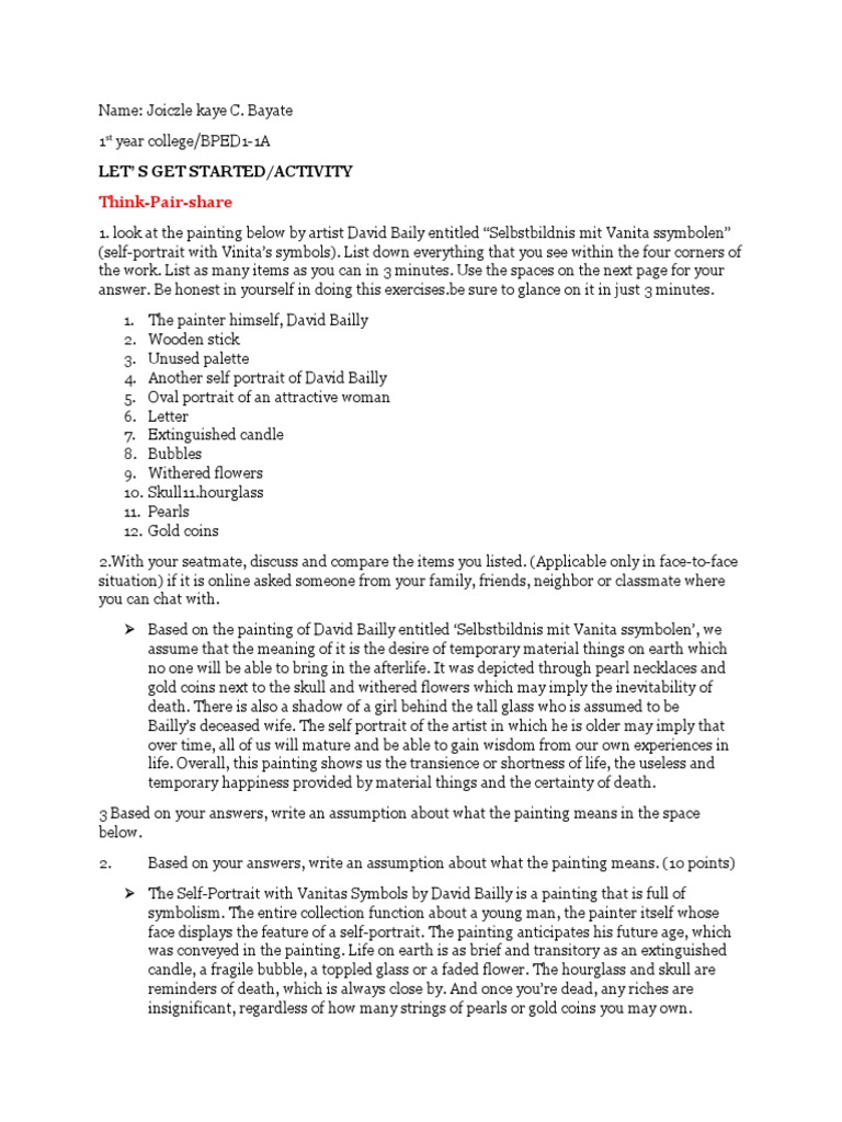 Art Apreciation Module 4 | PDF | Paintings