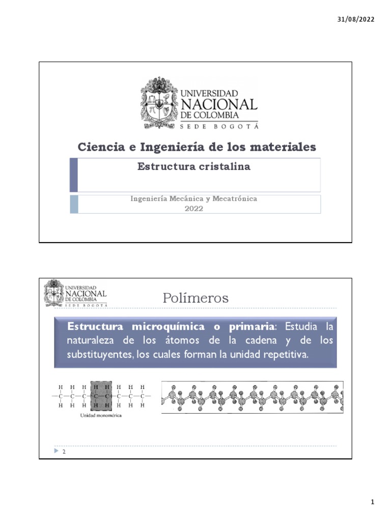 Estructura Cristalina. Difracción de Rayos X | PDF | Cristalografía de ...