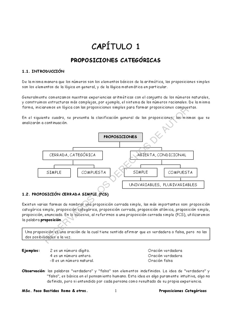 LM01-PROPOSICIONES | PDF