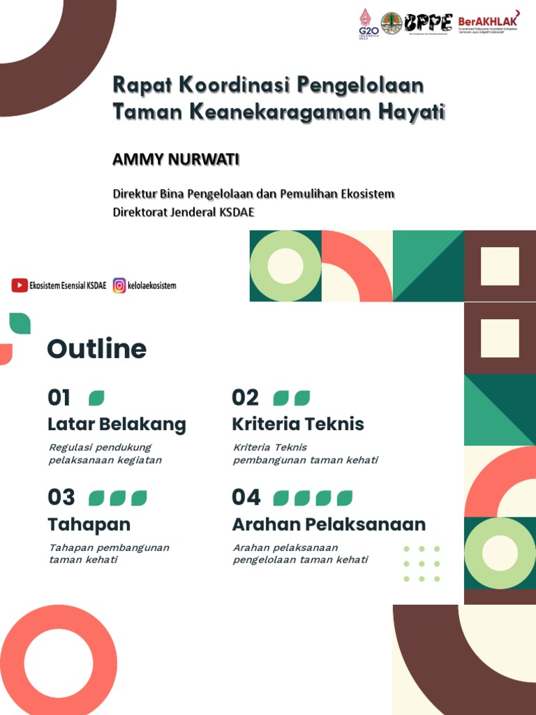 (PPT) Rakor Taman-Kehati2022 | PDF