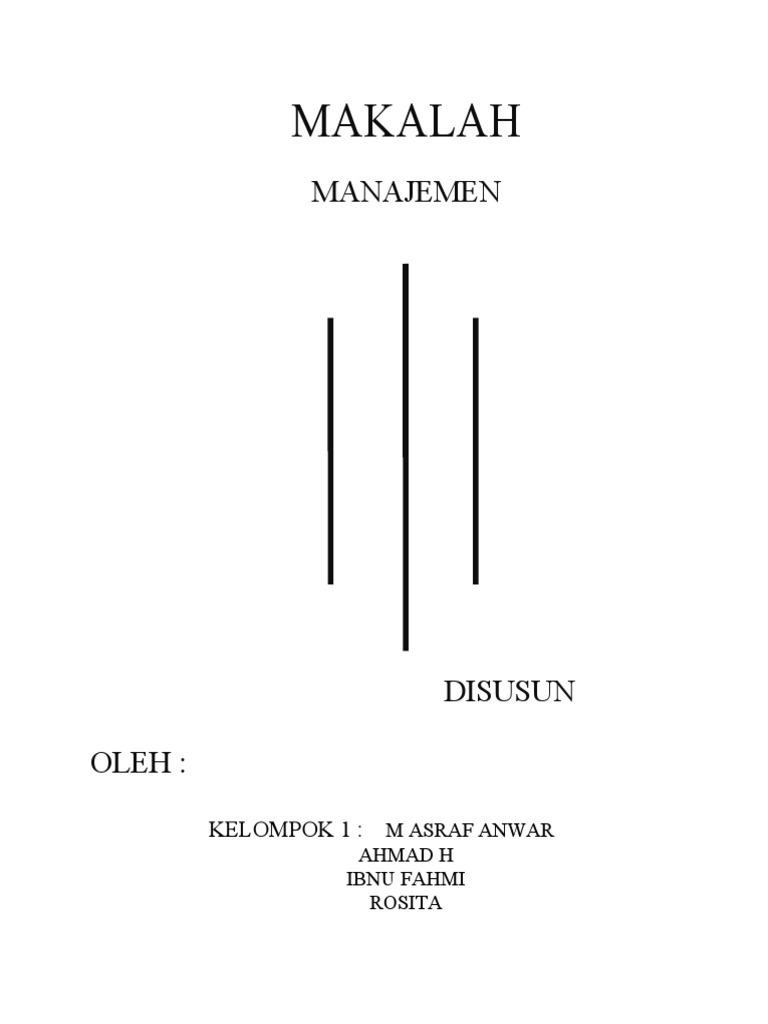 Kelompok 1 Makalah Manajemen | PDF