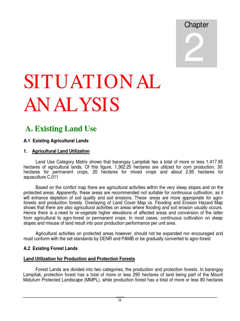 Barangay Lampitak BDP Chapter 2 | PDF | Drinking Water | Agriculture