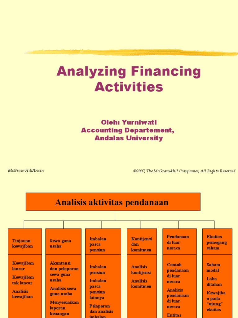 Analyzing Financing Activities | PDF