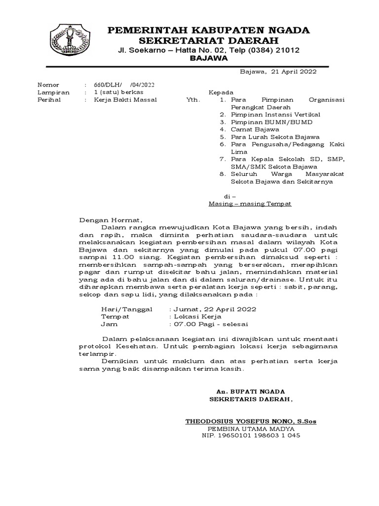 Surat Himbauan | PDF