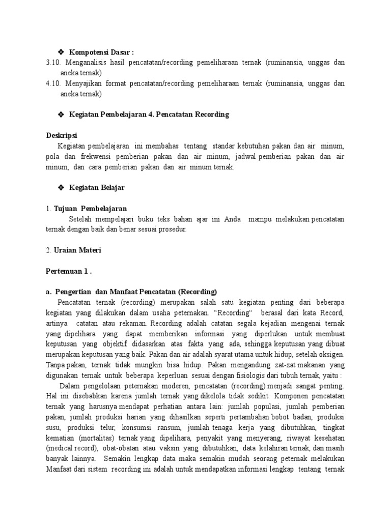 Materi Ajar KD 3.10 Kelas X Atu & Atr | PDF