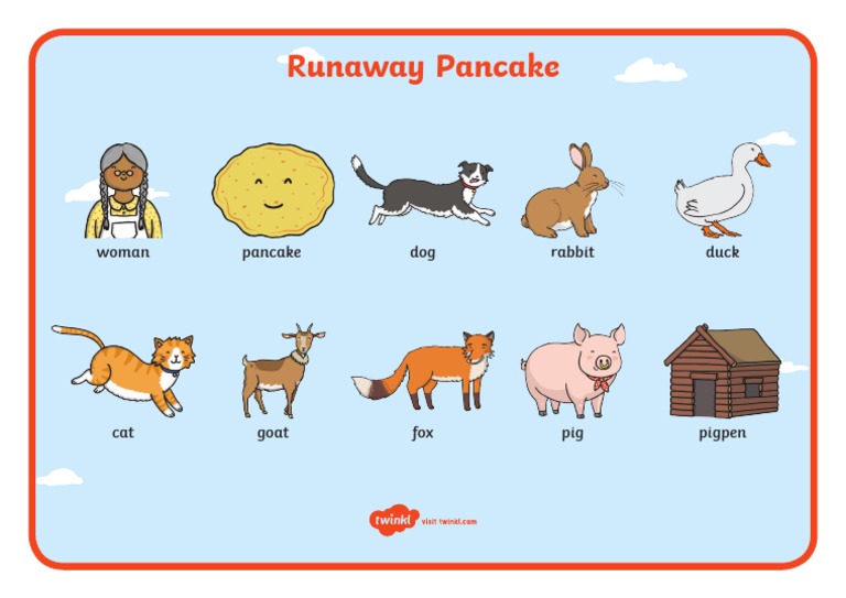 T L 52368 The Runaway Pancake Story Word Mat Ver 1 | PDF