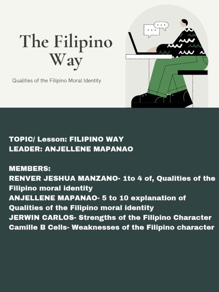 Lesson 4 The Filipino Way Ethics 1 | PDF