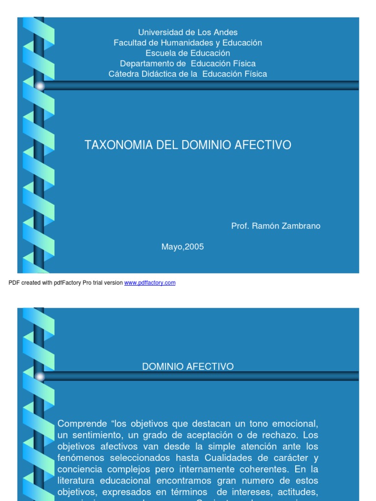 Dominioafectivo | PDF | Comportamiento | Actitud (psicología)