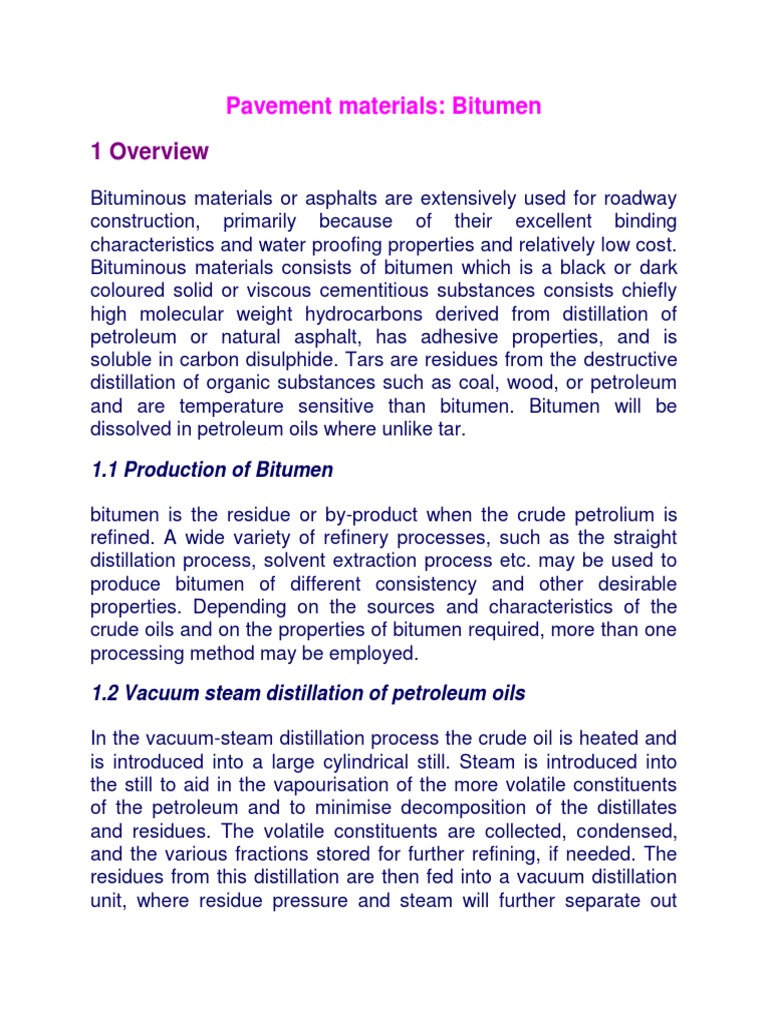 Bitumen | PDF