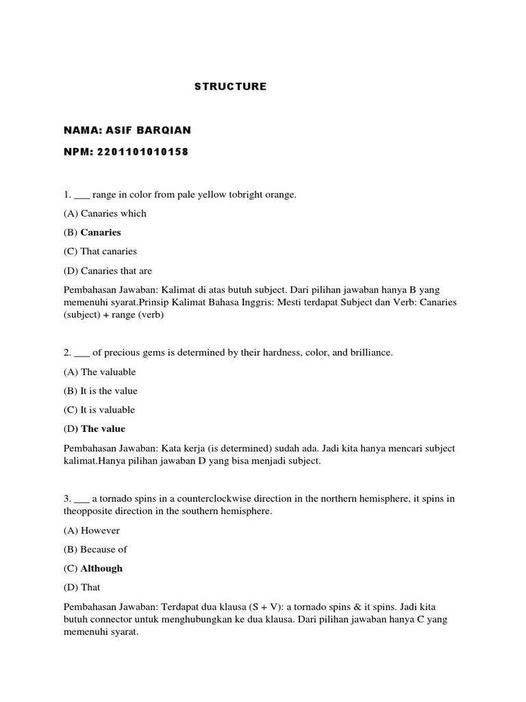 Structure Pdf