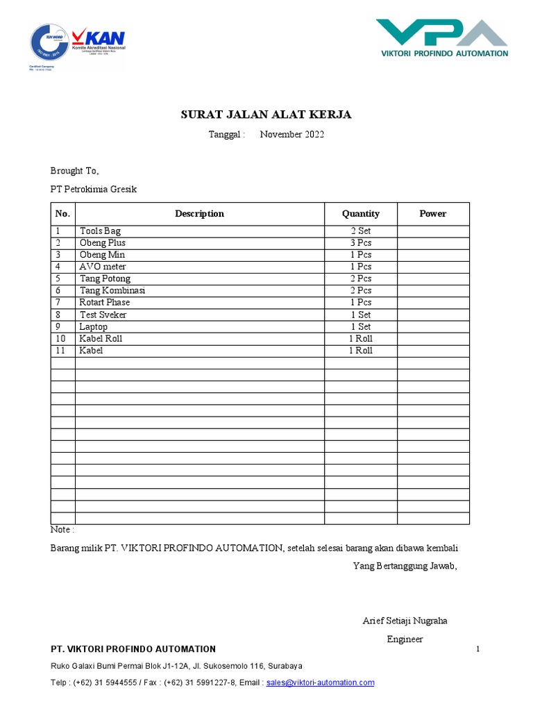 List Alat Purifikasi | PDF