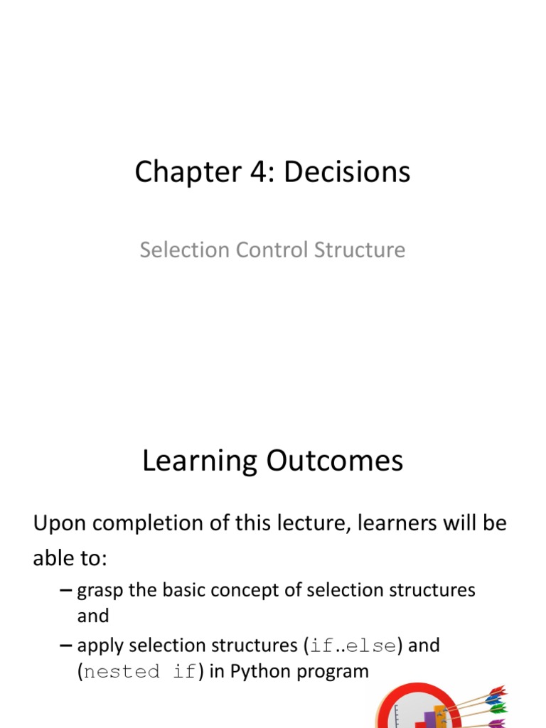 Chapter 4 Decision | PDF | Control Flow | Computer Programming