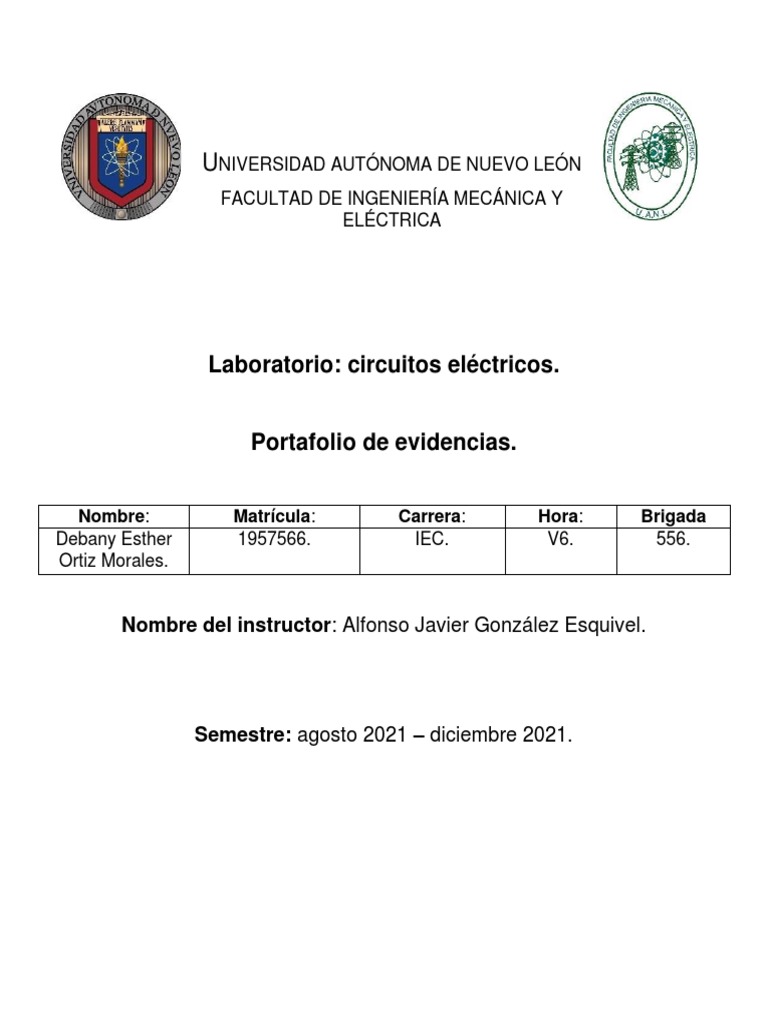 Laboratorio de Circuitos Eléctricos FIME | PDF