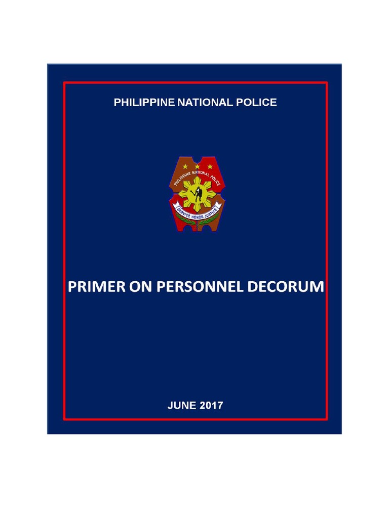 Primer On Personnel Decorum | PDF