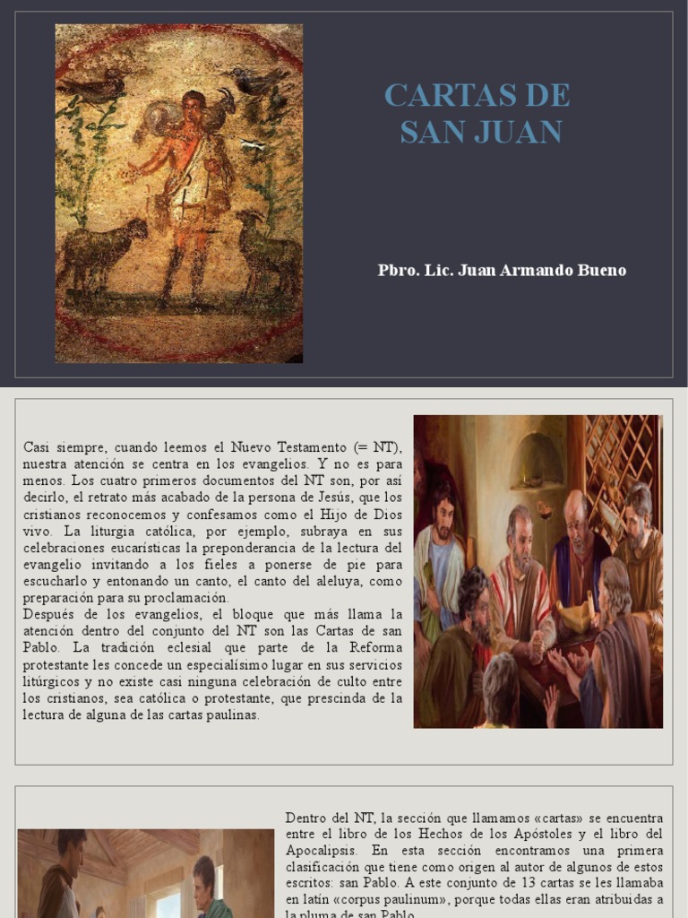 Cartas de San Juan | PDF | Juan el apóstol | Pablo el apóstol