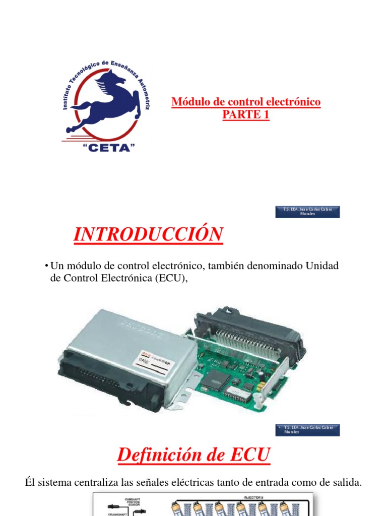 Módulo de Control Electrónico PARTE 1 (ATP) | PDF