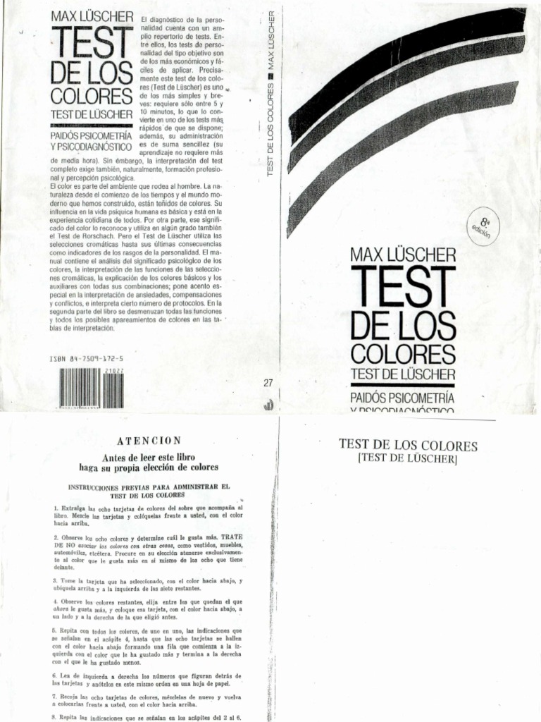 Test Colores | PDF