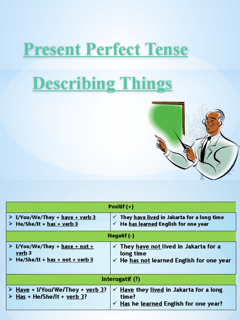 Present Perfect Tense Explained | PDF | Trees | Giant Panda