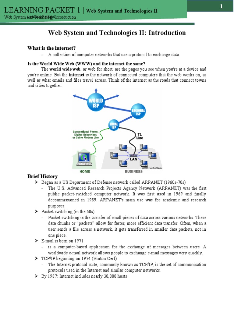 Web System and Technologies II - Introduction | PDF | World Wide Web ...