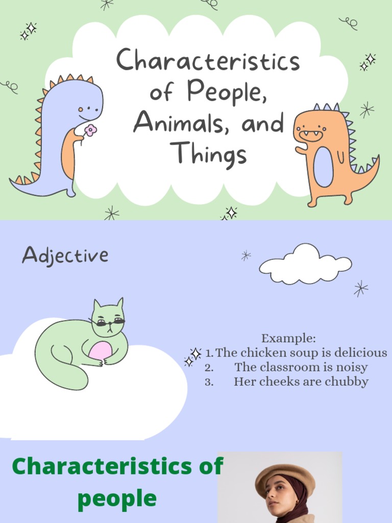 Characteristicsof People, Animals, and Things | PDF