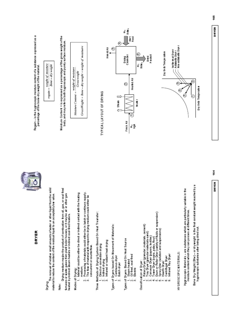 Industrial Drying Lecture & Applied Problems | PDF | Clothes Dryer | Humidity