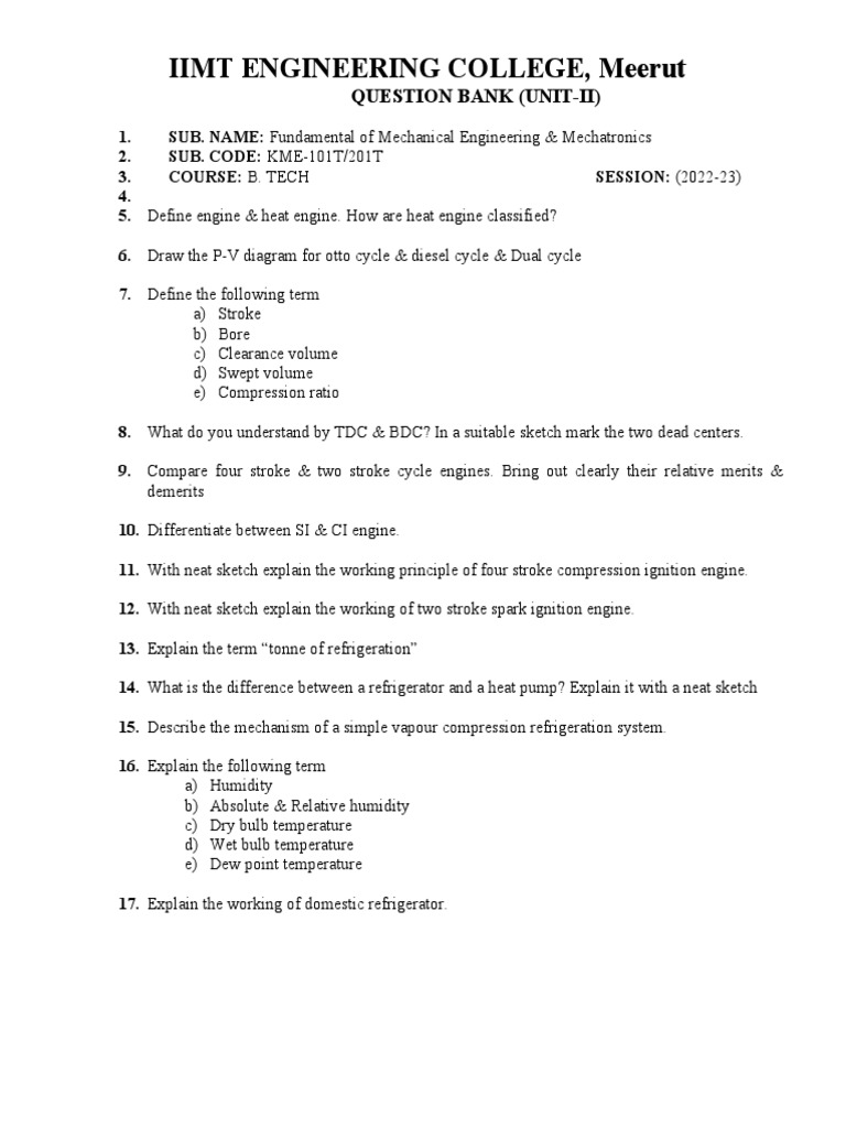 Assignment UNIT 2 FMEM | PDF
