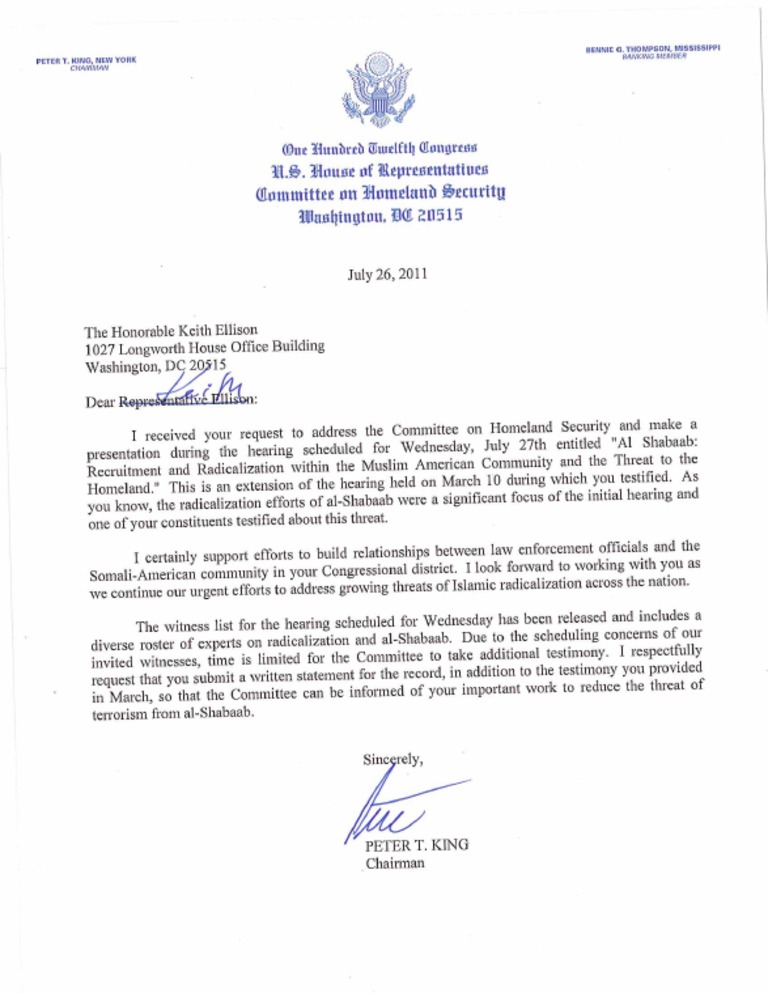 Letter From King | PDF