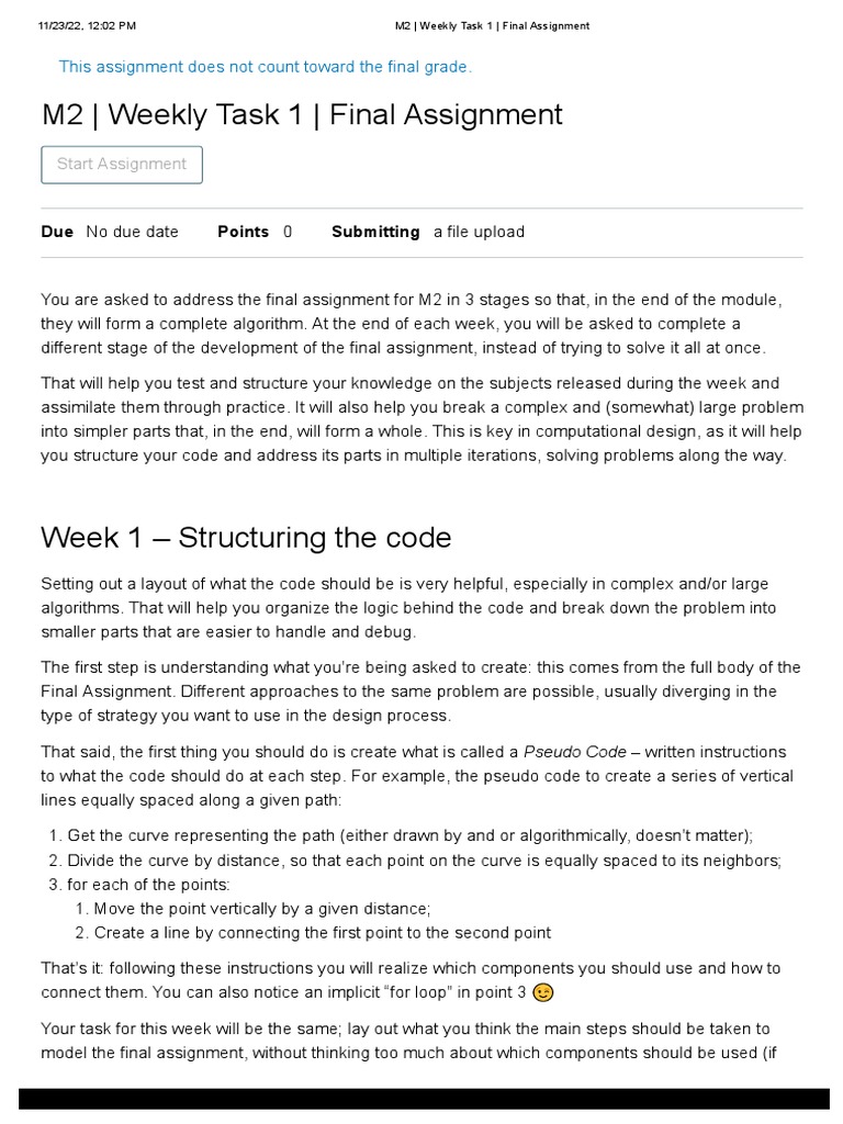 Visual Programming Task | PDF