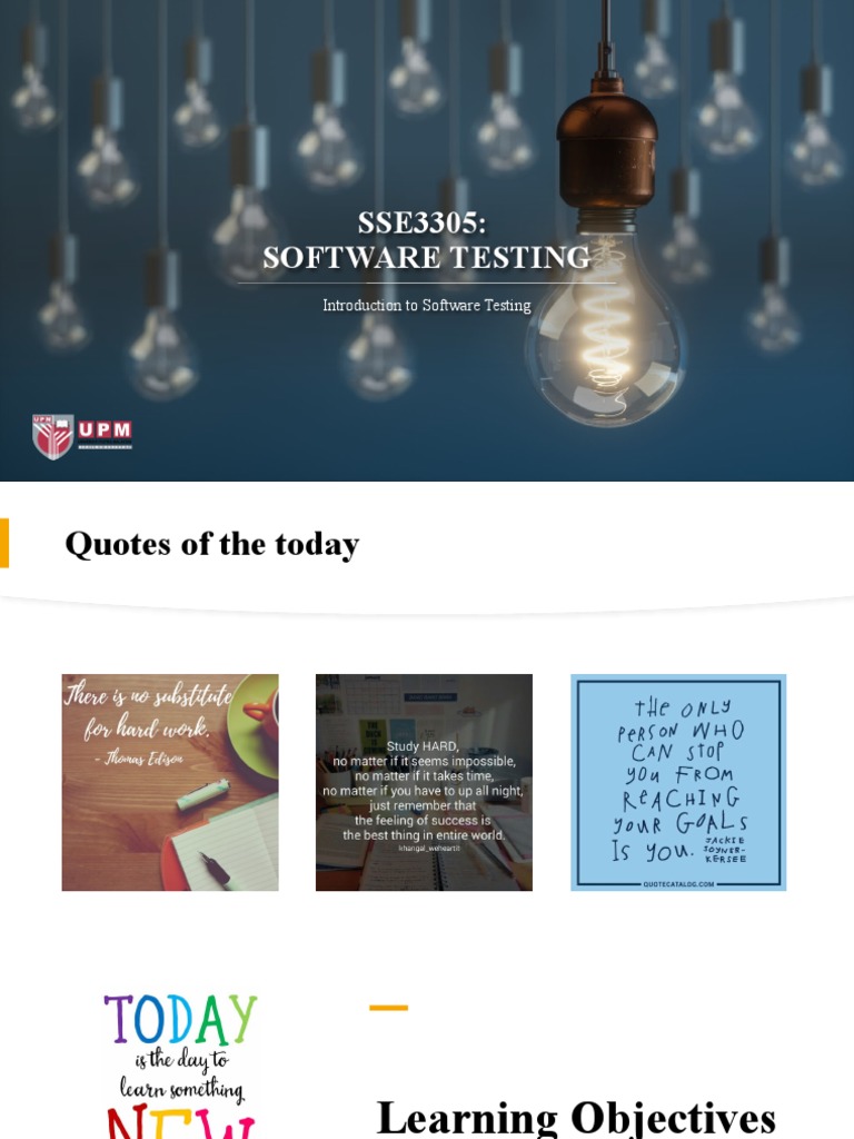 SSE3305: Software Testing | Download Free PDF | Software Testing | Business