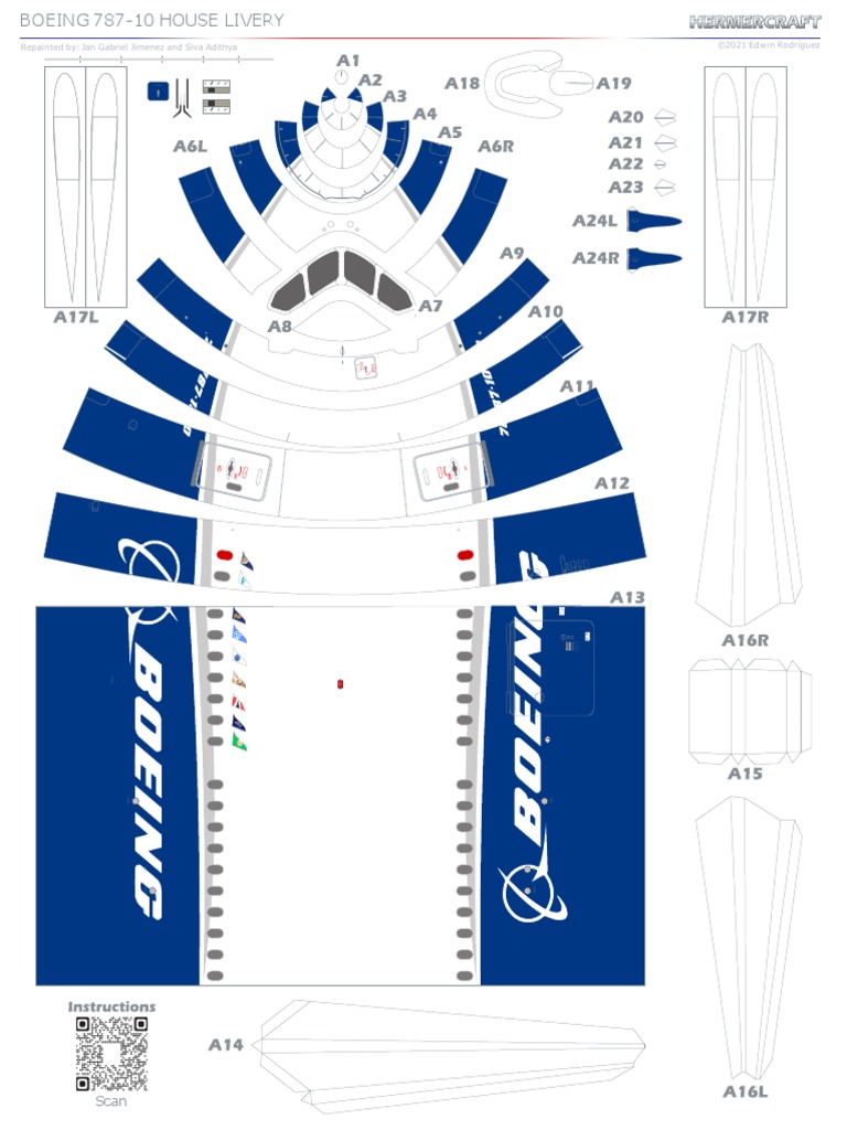 Boeing B787-10 HOUSE LIVERY CORRECTED | PDF | Aviation | Aircraft