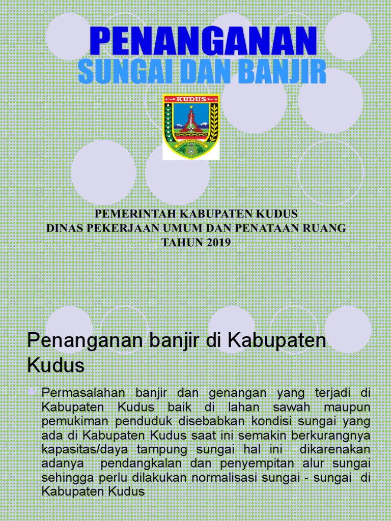 Materi Paparan Pasca Banjir 2019 Final | PDF