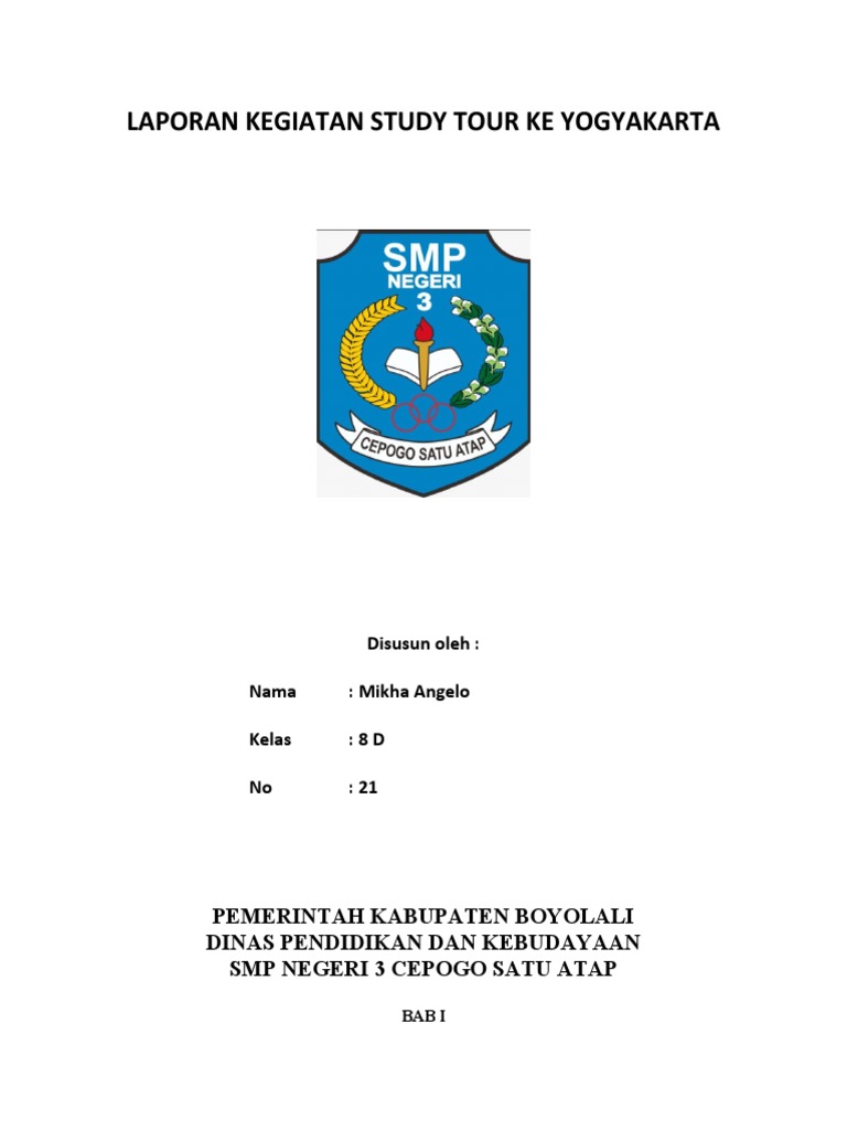Laporan Study Tour | PDF