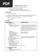 Detailed Lesson Plan in Cookery | PDF | Starch | Cereals