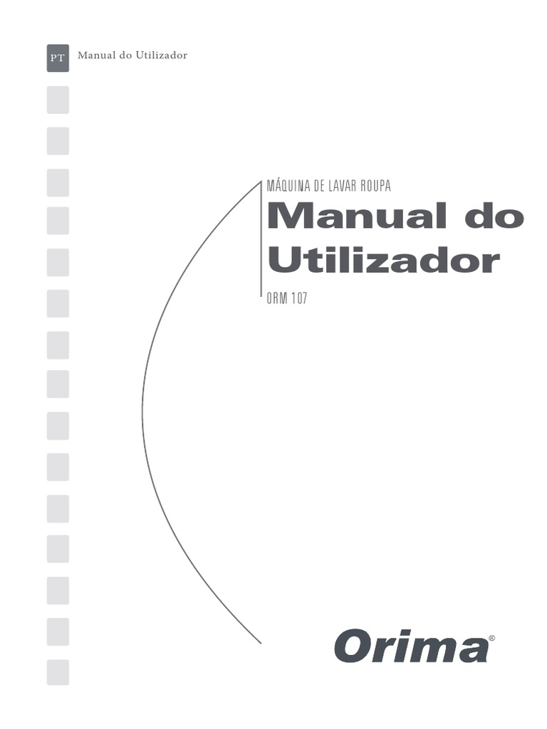 Orima ORM 107 Washing Machine | PDF