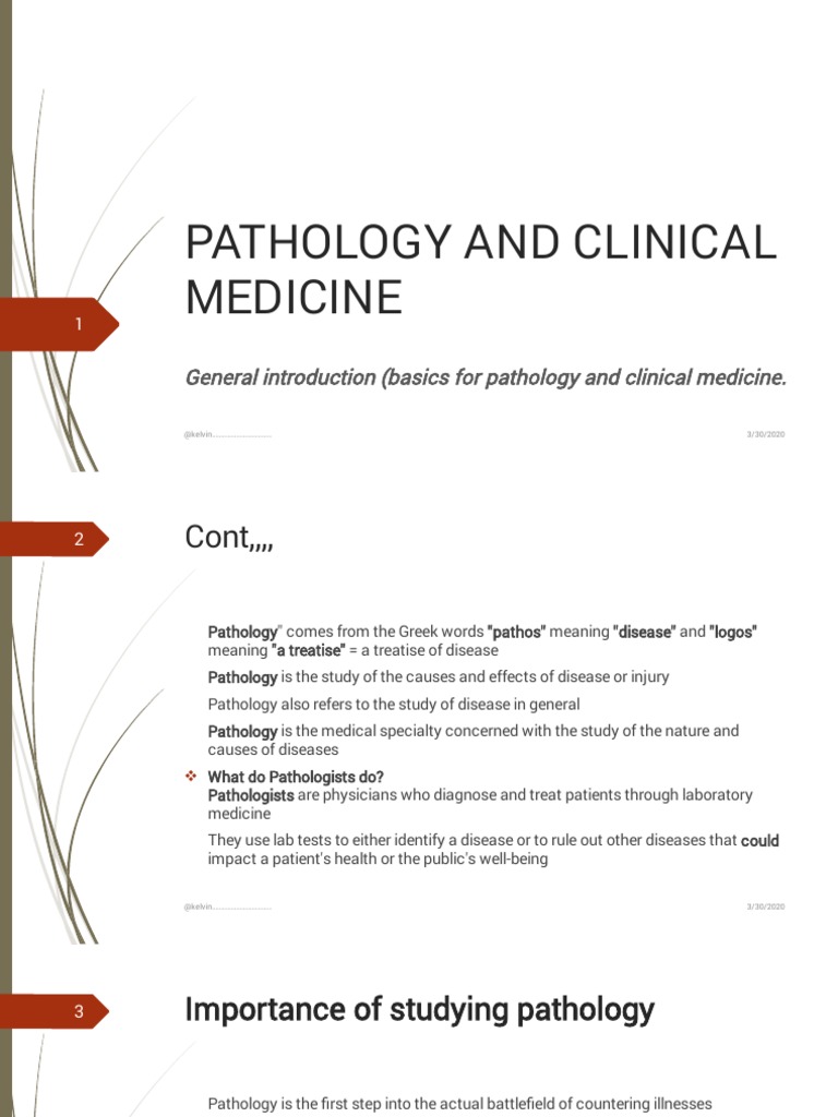 Pathology and Clinical Medicine | PDF