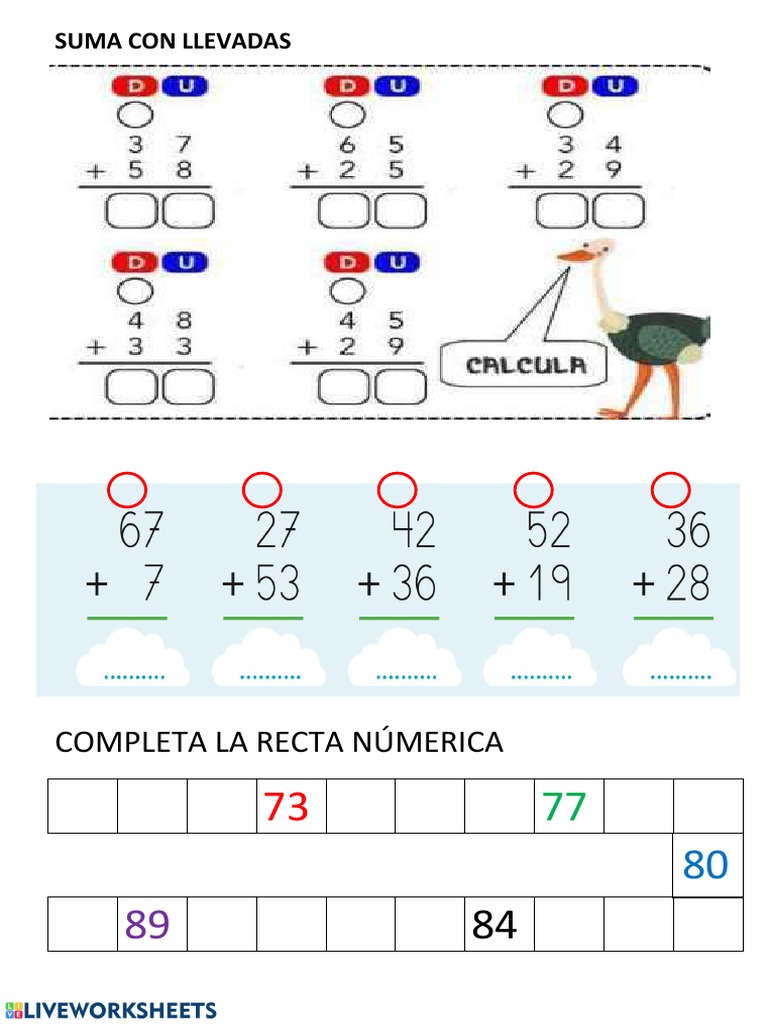 Sumas Con Llevadas | PDF