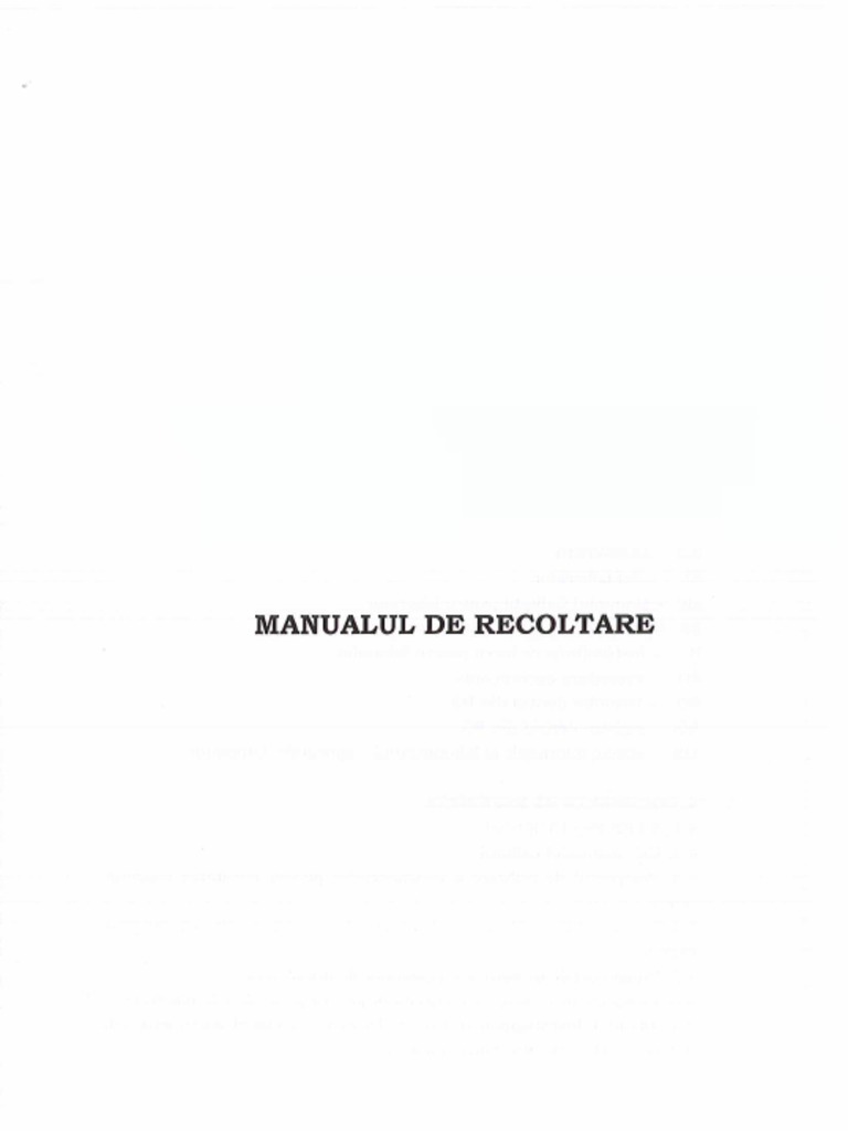 Manual Recoltare Probe Biologice 31032020 | PDF