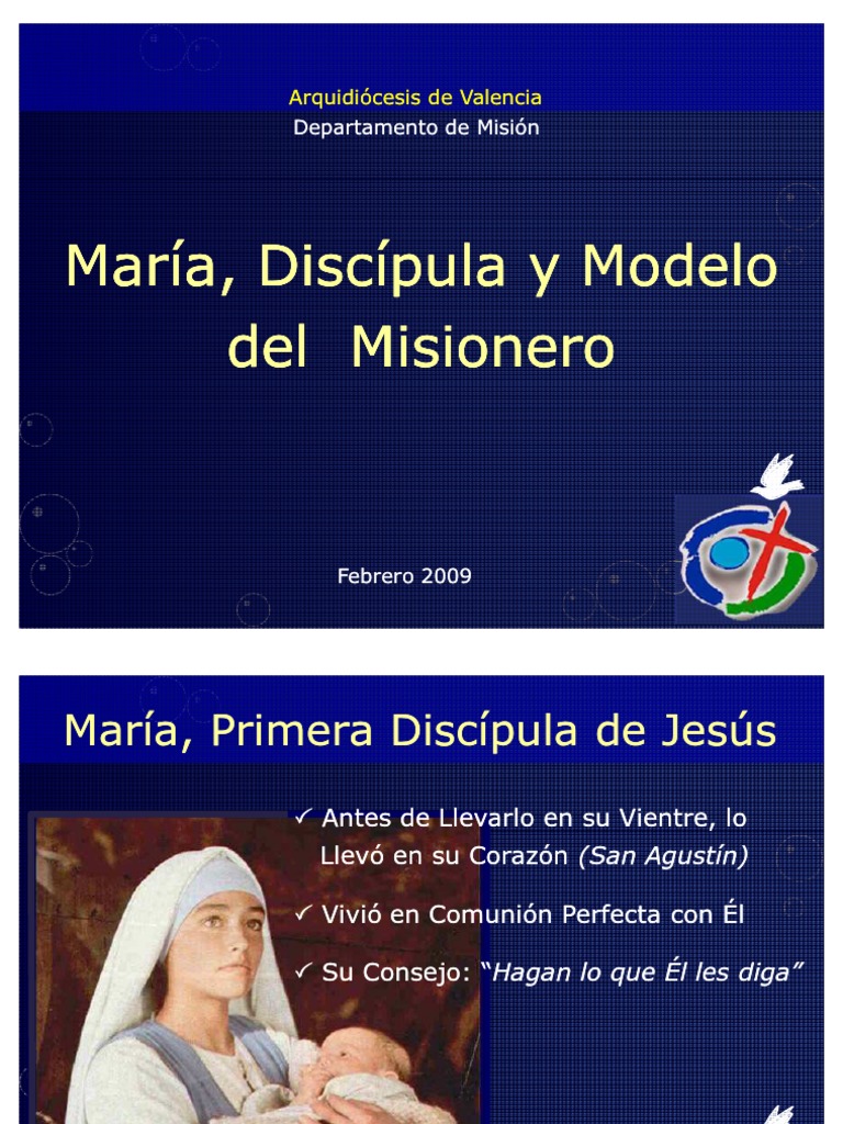 Maria Discipula y Misionera