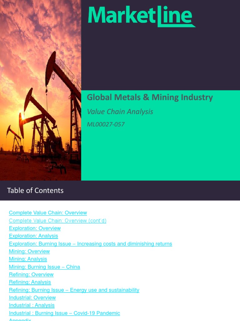 Mining Industry Value Chain Analysis | PDF