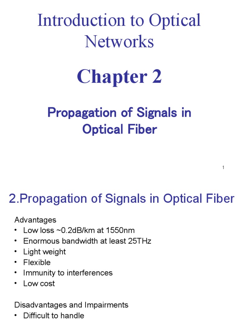 Ocn 2 | Download Free PDF | Dispersion (Optics) | Optical Fiber