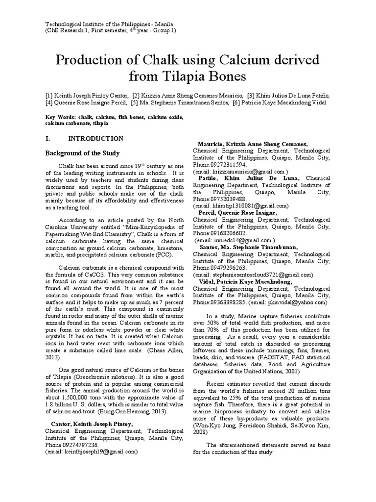 Chap 123 FINALFINAL | PDF | Calcium | Chalk