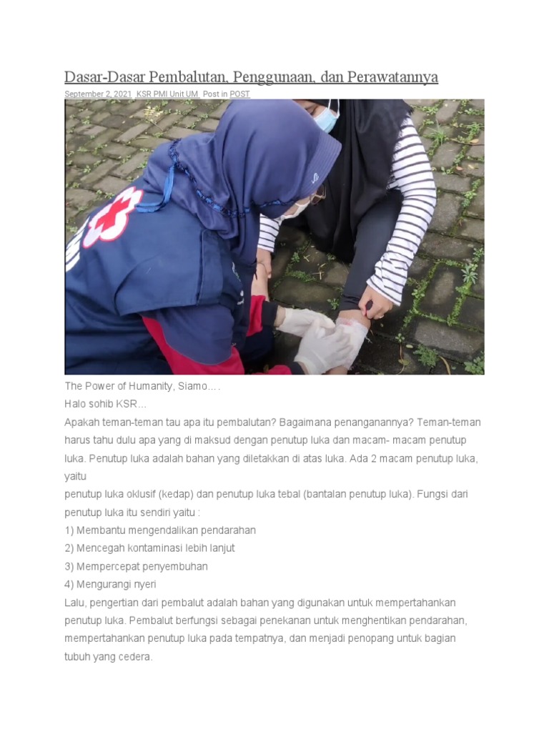 (Materi 3) Dasar Dasar Pembalutan | PDF