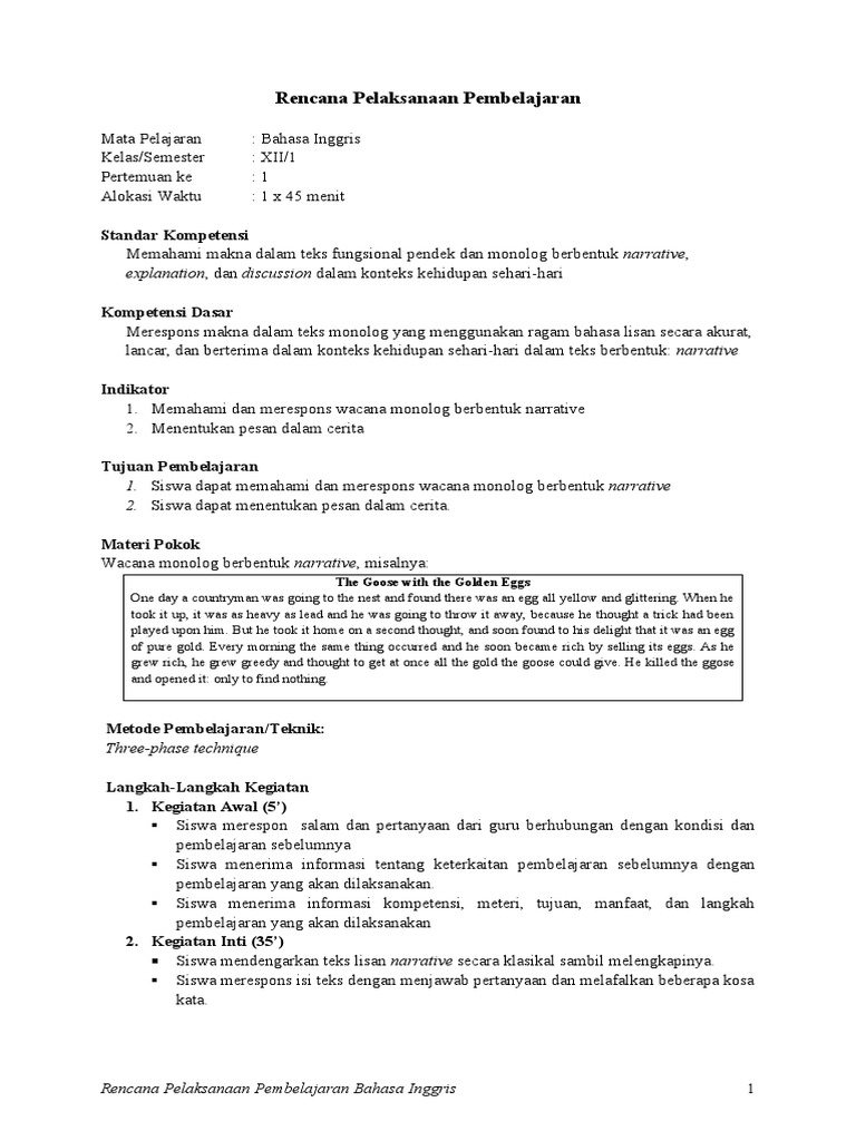 RPP Xii.s1 | PDF | Karier & Perkembangan