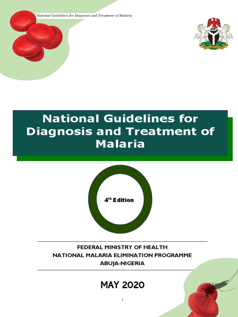 4th Edition National Guidelines For Diagnosis and Treatment of Malaria | PDF | Malaria | Plasmodium