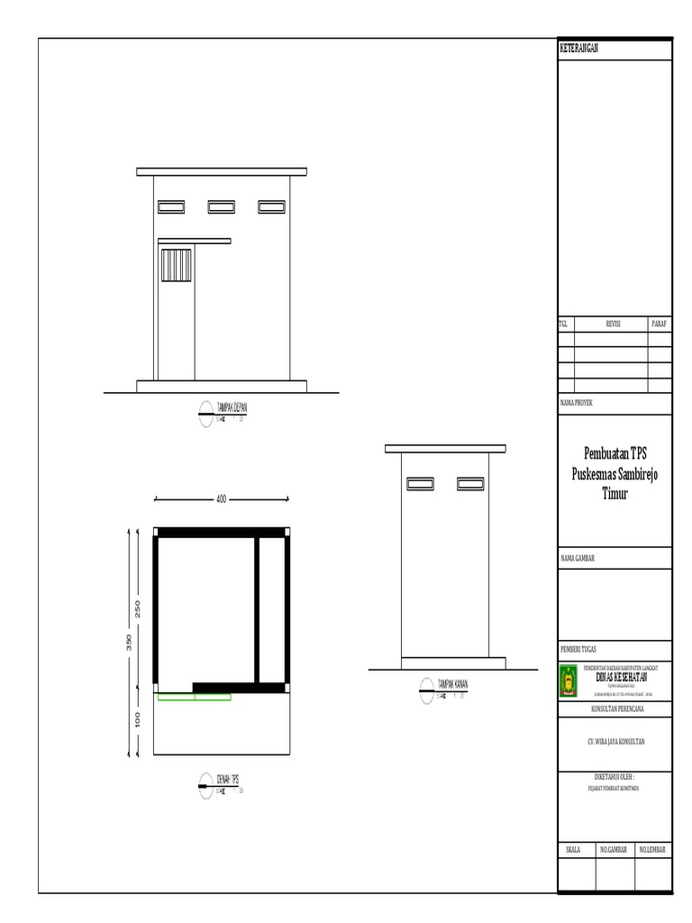 GAMBAR Pembuatan TPS Puskesmas Sambirejo Timur | PDF