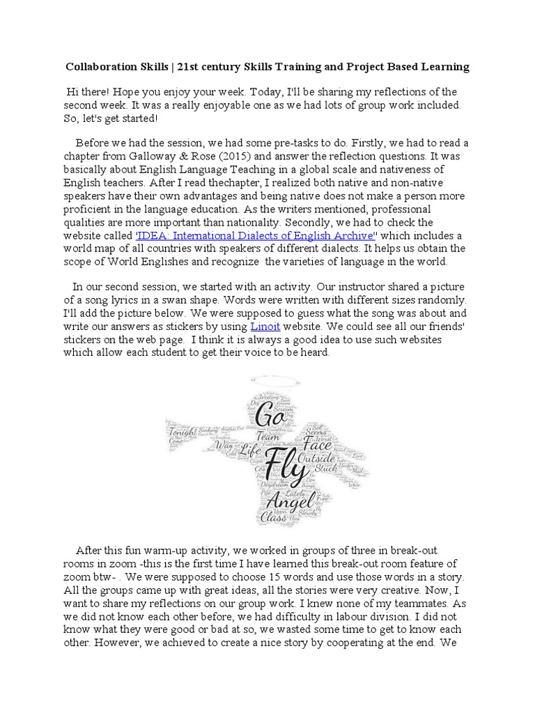 Collaboration Skills Pdf Linguistics Learning