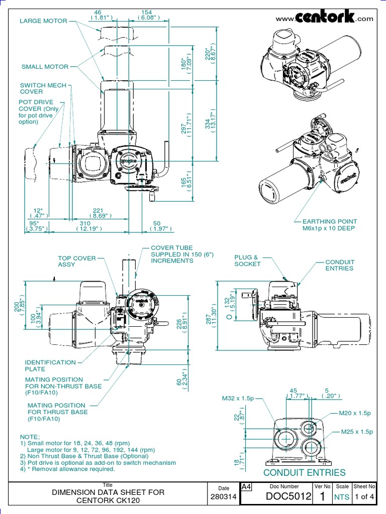CK_Range_CK120_Dimension_Data_Sheet-Technical_Drawings-English | PDF ...